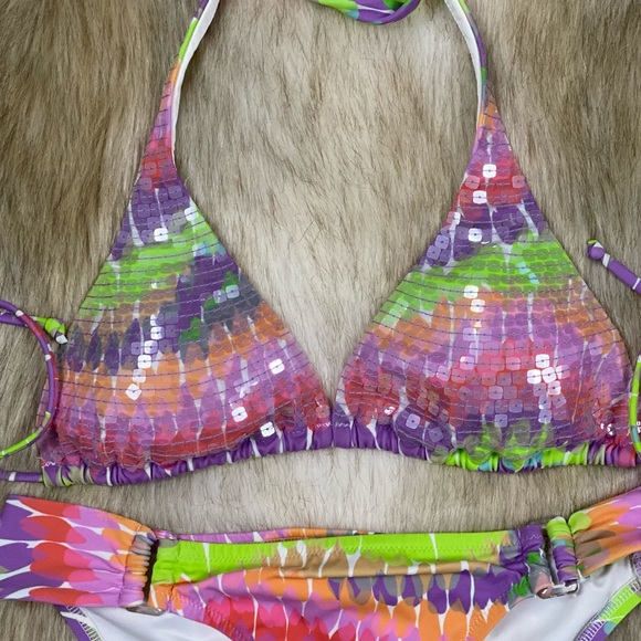 Victoria's Secret | Swim | Victorias Secret Sequin String Bikini Set ...